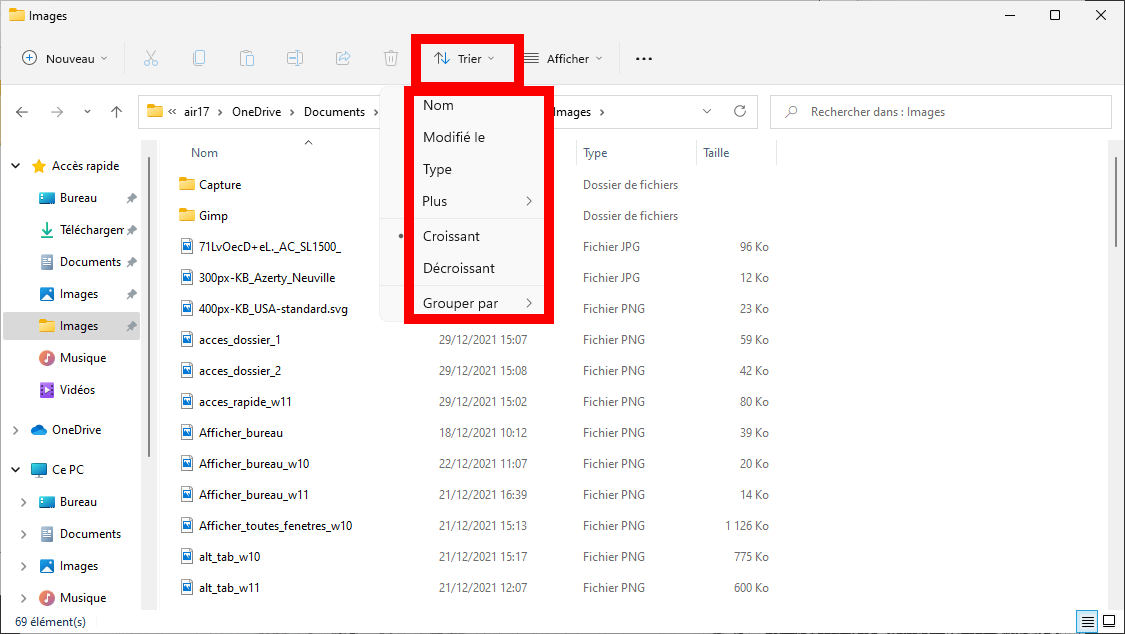 Modifier l'apparence des fichiers et dossiers - A.I.R Assistance ...